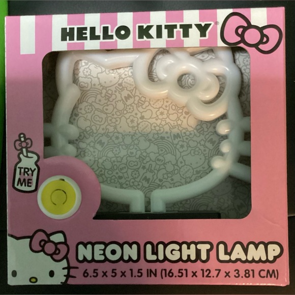 Hello Kitty | Accents | Hello Kitty Neon Light Lamp | Poshmark